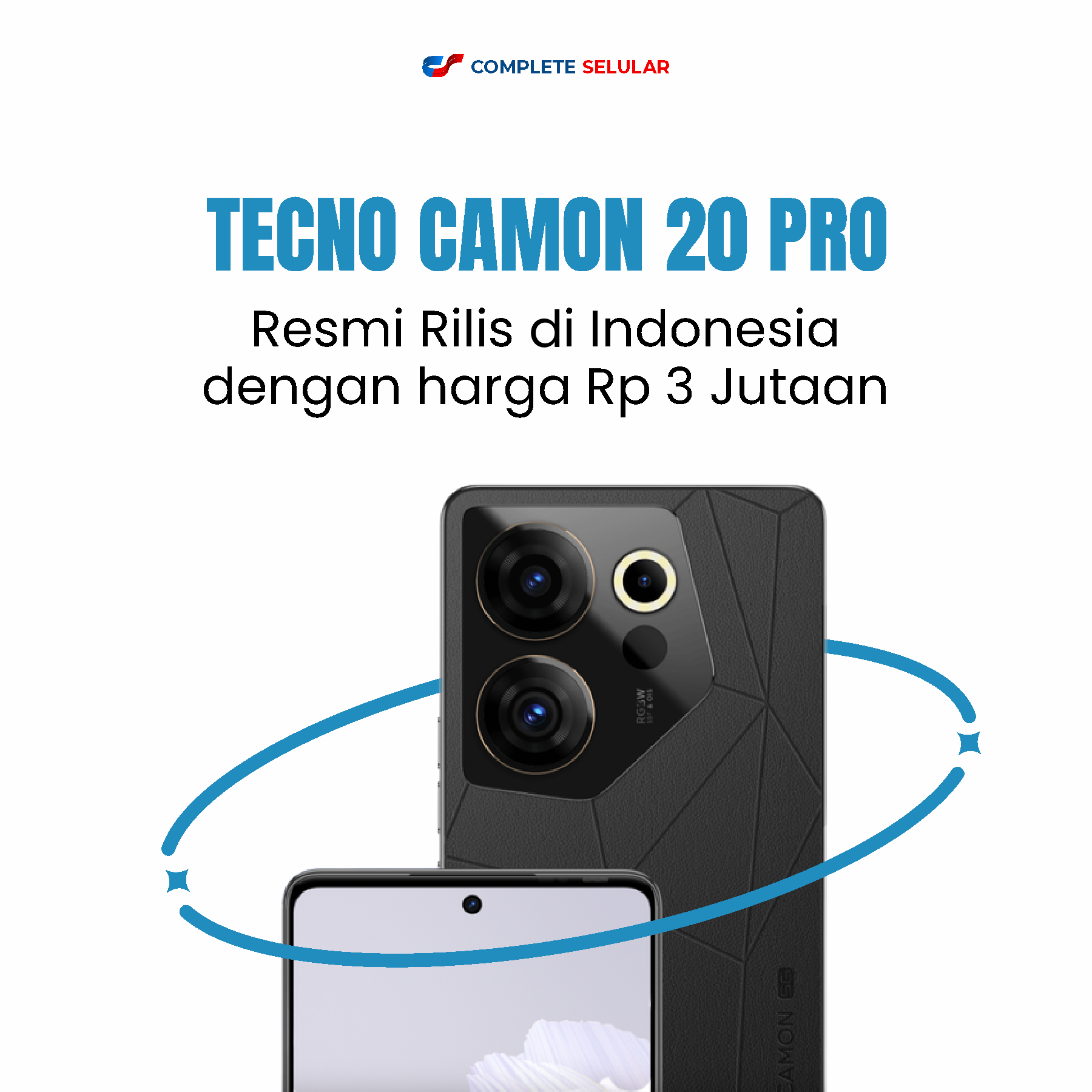 Tecno Camon 20 Pro Rilis di Indonesia, Harga Rp. 3jtan? - Complete Selular Official Web